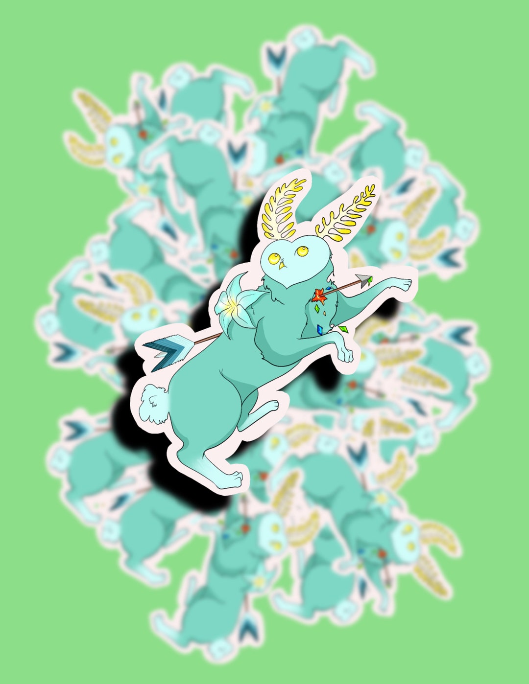 Blupee LOZ Arrow Rupees 3 Vinyl Sticker - Etsy