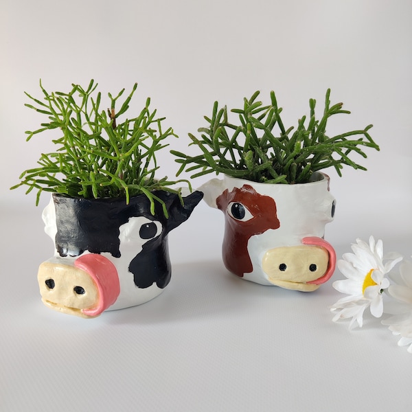 Cow Planter - Etsy
