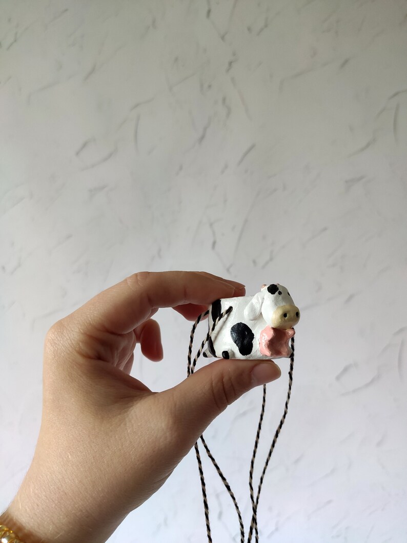 Cow Rear View Mirror Mini Planter Small Pot With Faux Plant - Etsy