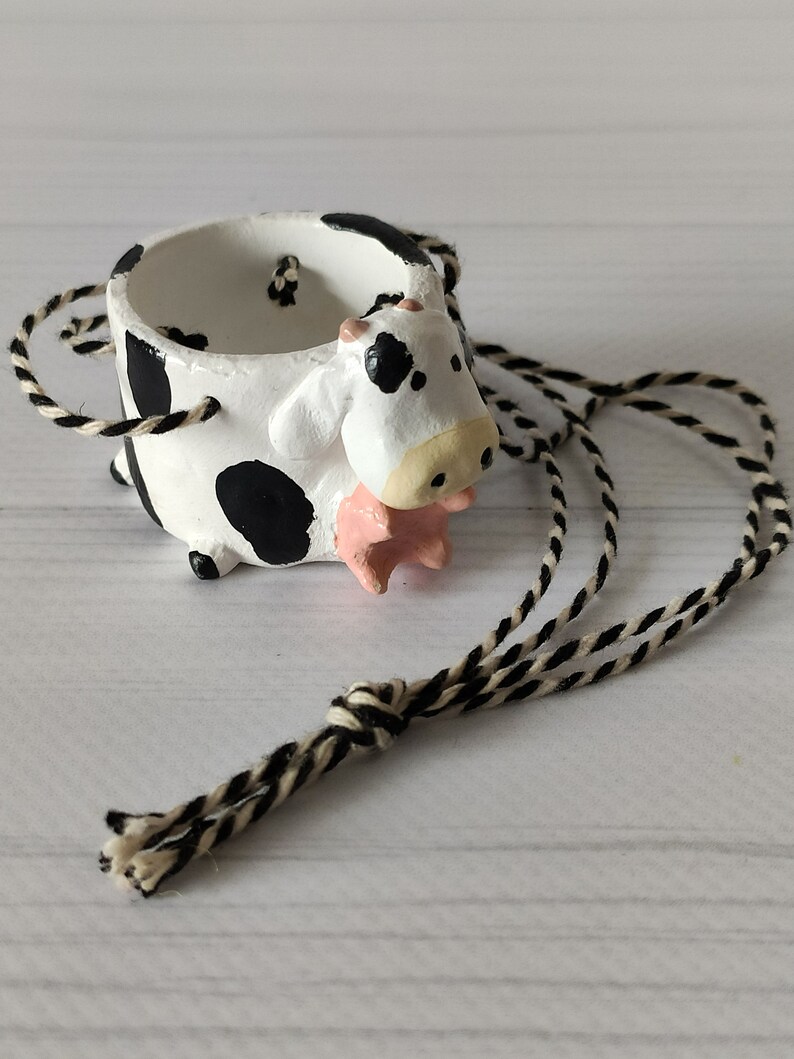Cow Hanging Car Air Freshener Essential Oil Car Clay Diffuser - Etsy