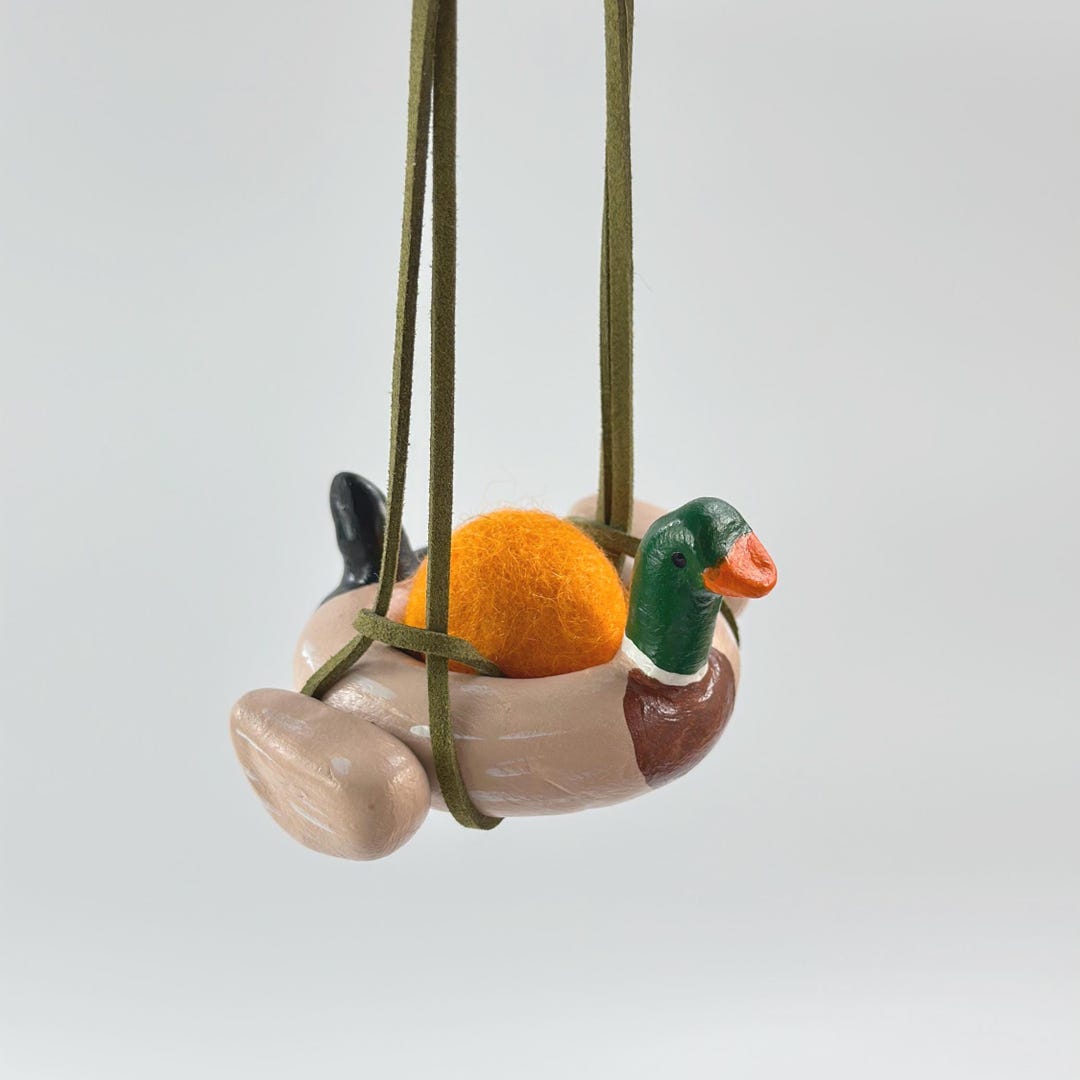 Mallard Duck Pool Float Hanging Car Air Freshener Essential Oil Car ...