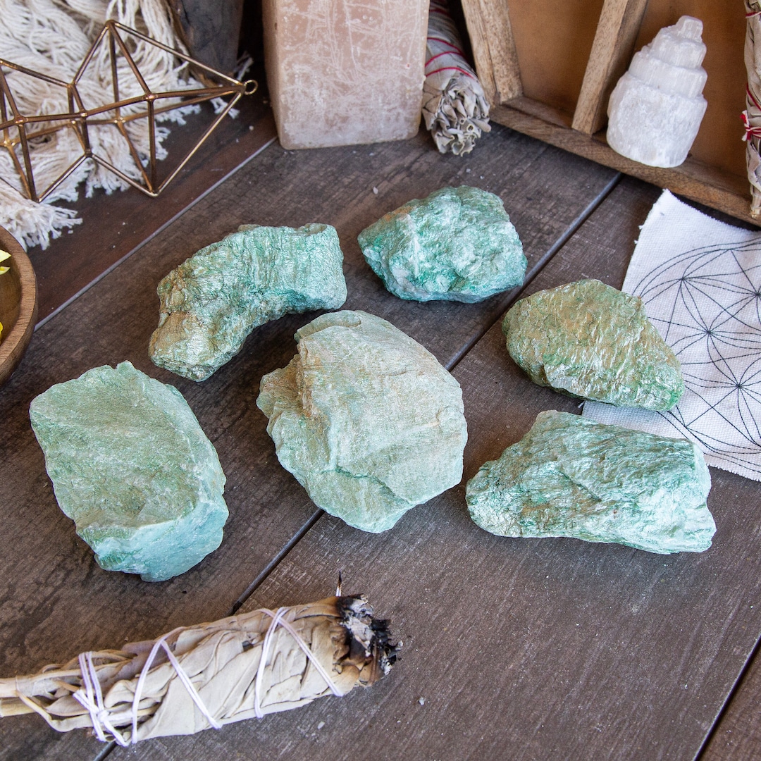 Large Natural Rough Fuchsite Stone - Over 2 1/2 Inches - Healing ...