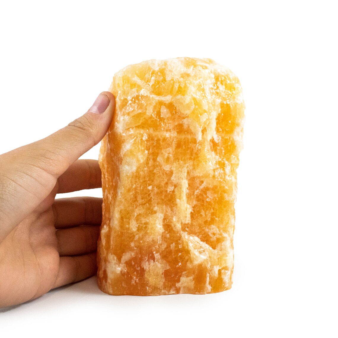 Orange Calcite Crystal Lamp - Home Decor Calcite Light - the Nurturing ...