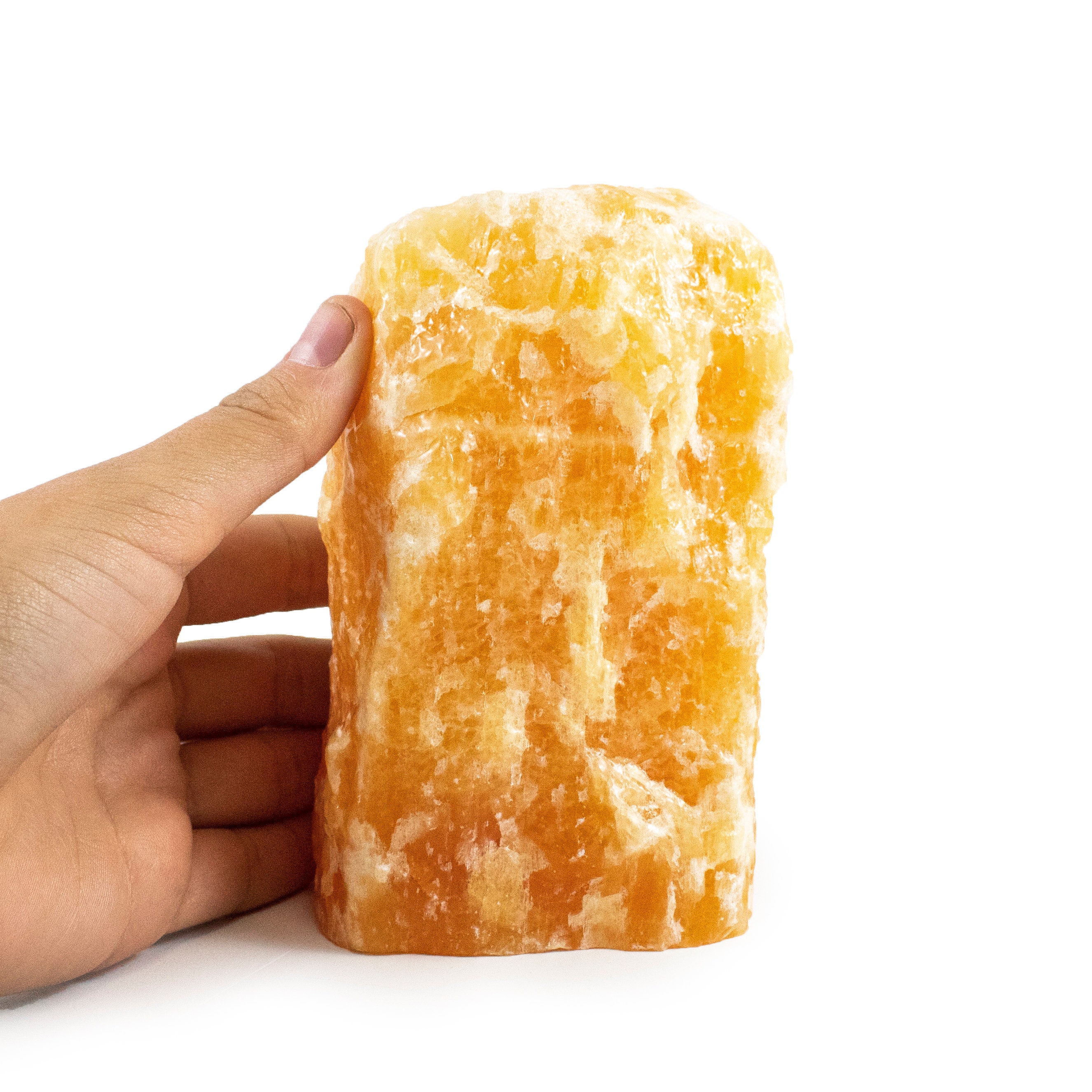 Orange Calcite Crystal Lamp - Home Decor Calcite Light - the Nurturing ...