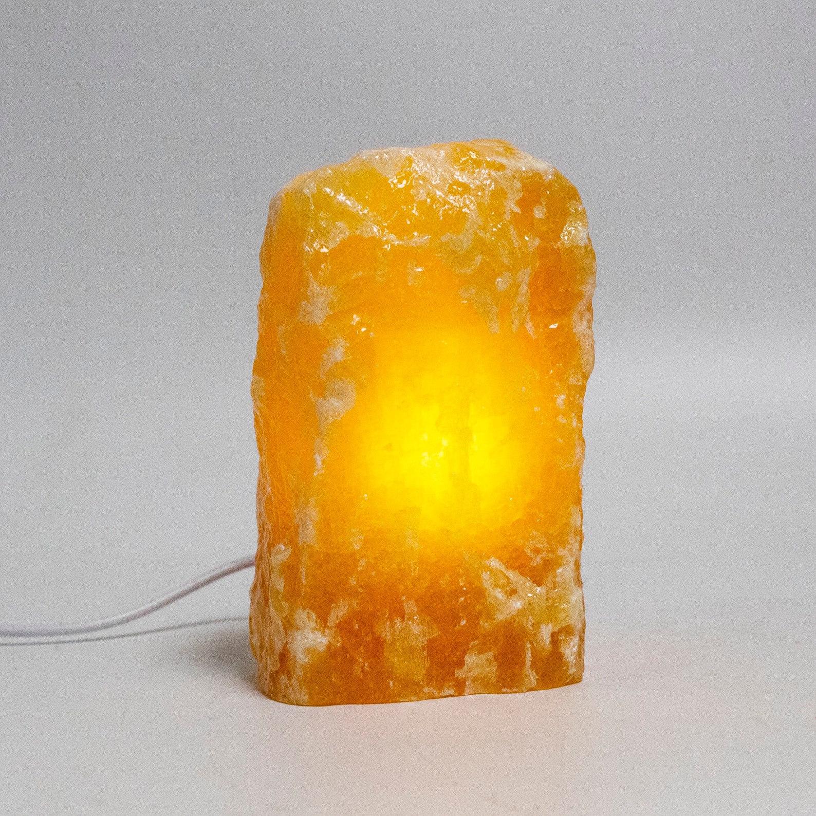 Orange Calcite Crystal Lamp Home Decor Calcite Light the Nurturing ...