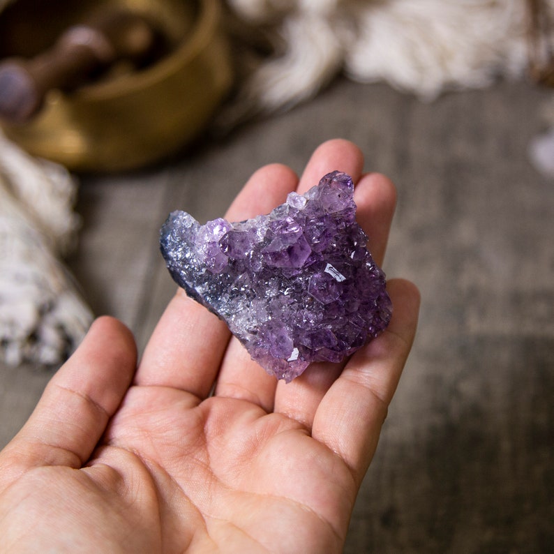 Natural Amethyst Crystal Raw Amethyst Cluster Amethyst - Etsy