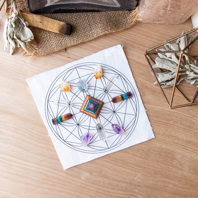 Chakra Balancing Crystal Healing Grid - Healing Crystals Sacred ...
