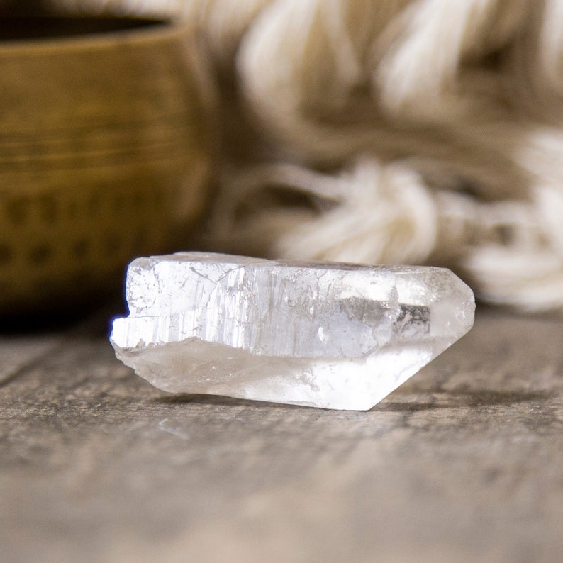 Natural Clear Quartz Crystal Point Raw Clear Quartz Point | Etsy