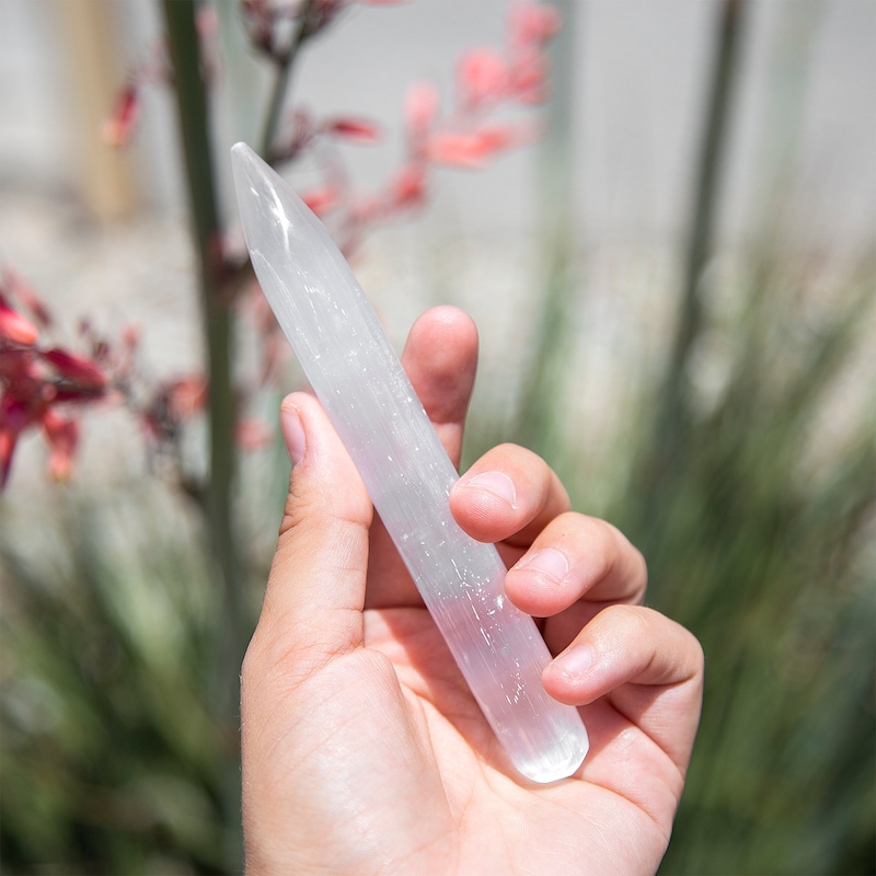 Selenite Wand - Etsy