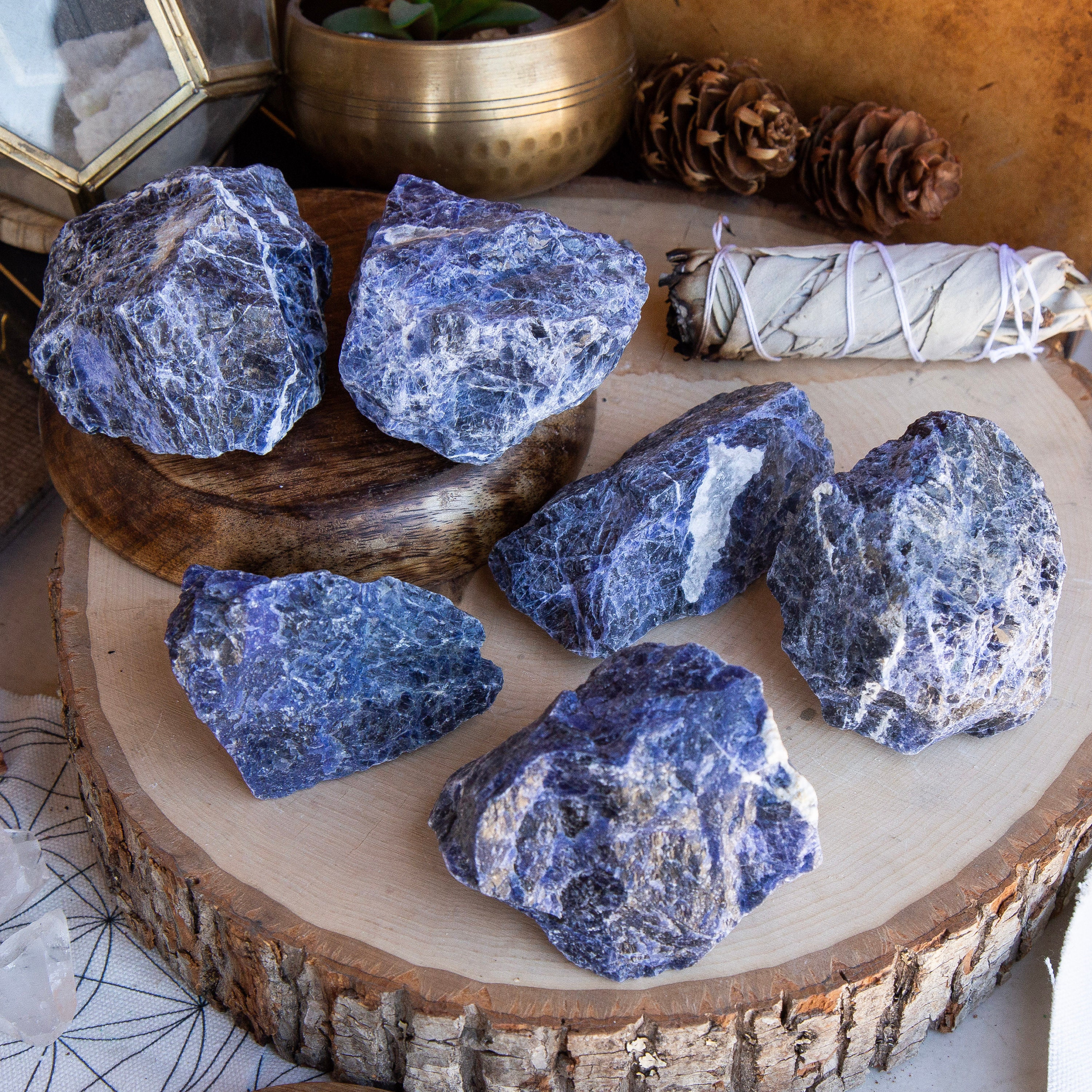Large Natural Rough Sodalite Stone Chunk Over 1/2 Pound - Etsy