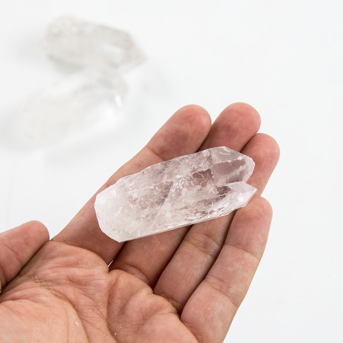 Natural Clear Quartz Crystal Point Raw Clear Quartz Point | Etsy