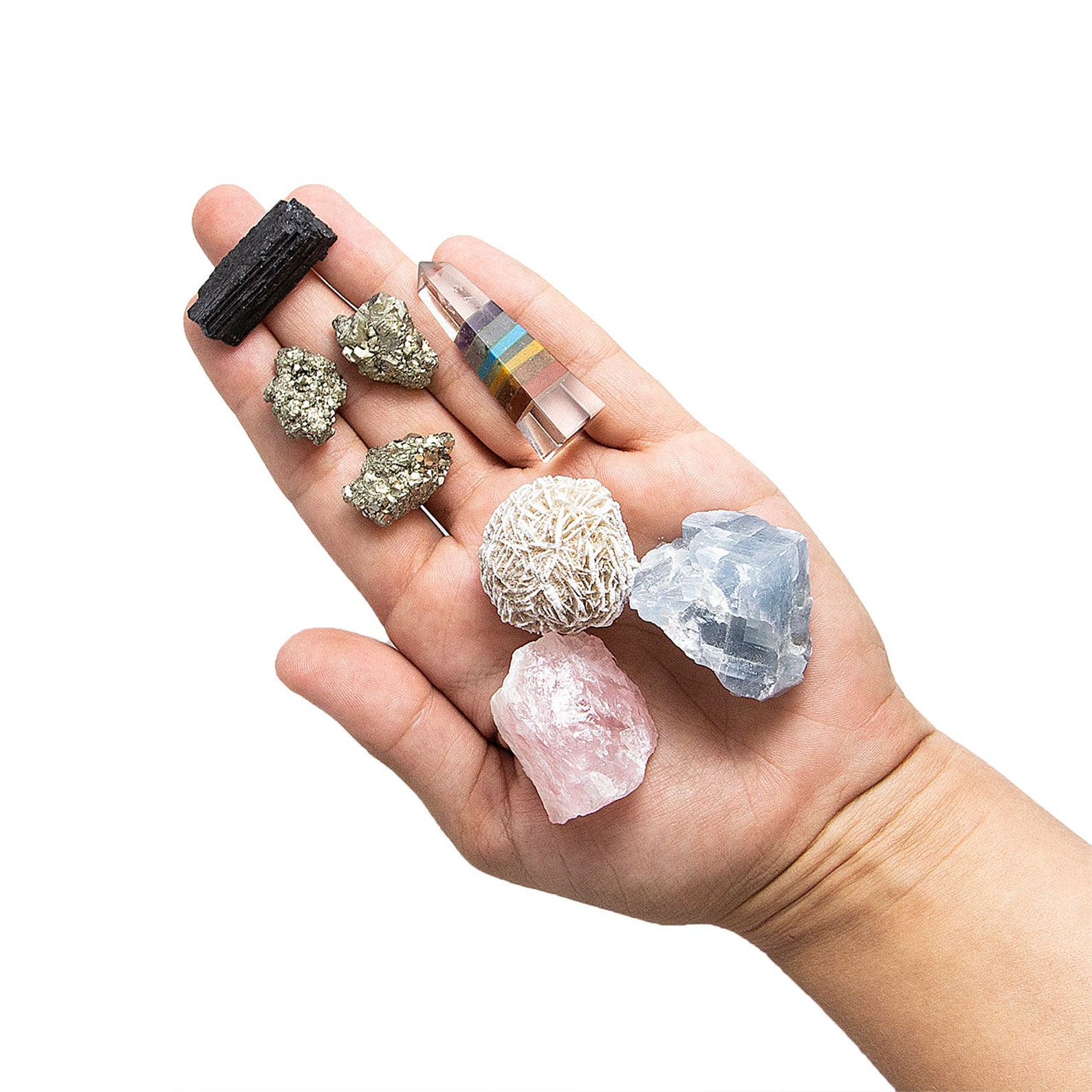 Healing Crystals Mineral Set Collection Healing Stones Life | Etsy