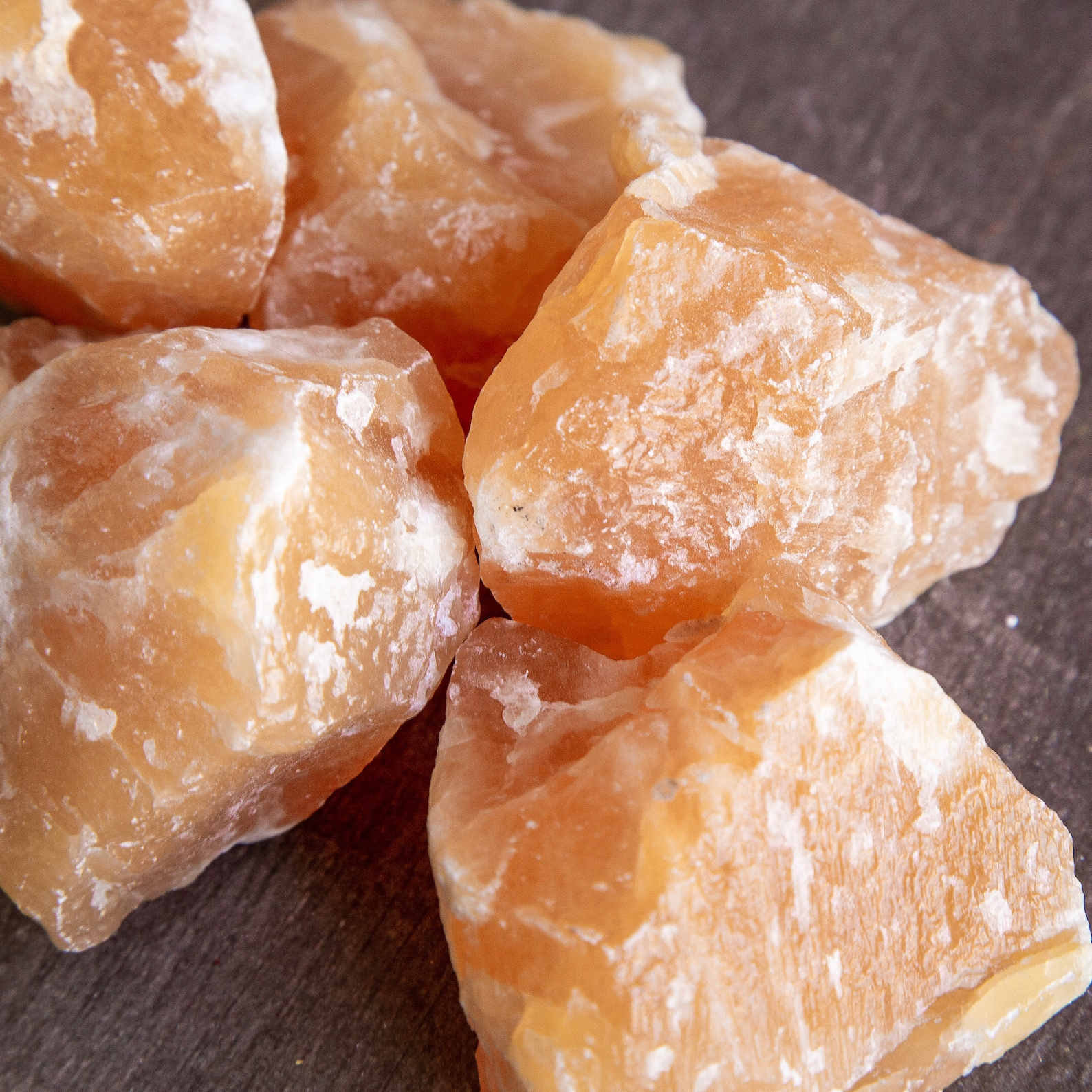 Large Natural Rough Orange Calcite Stone Over 1/4 Pound - Etsy