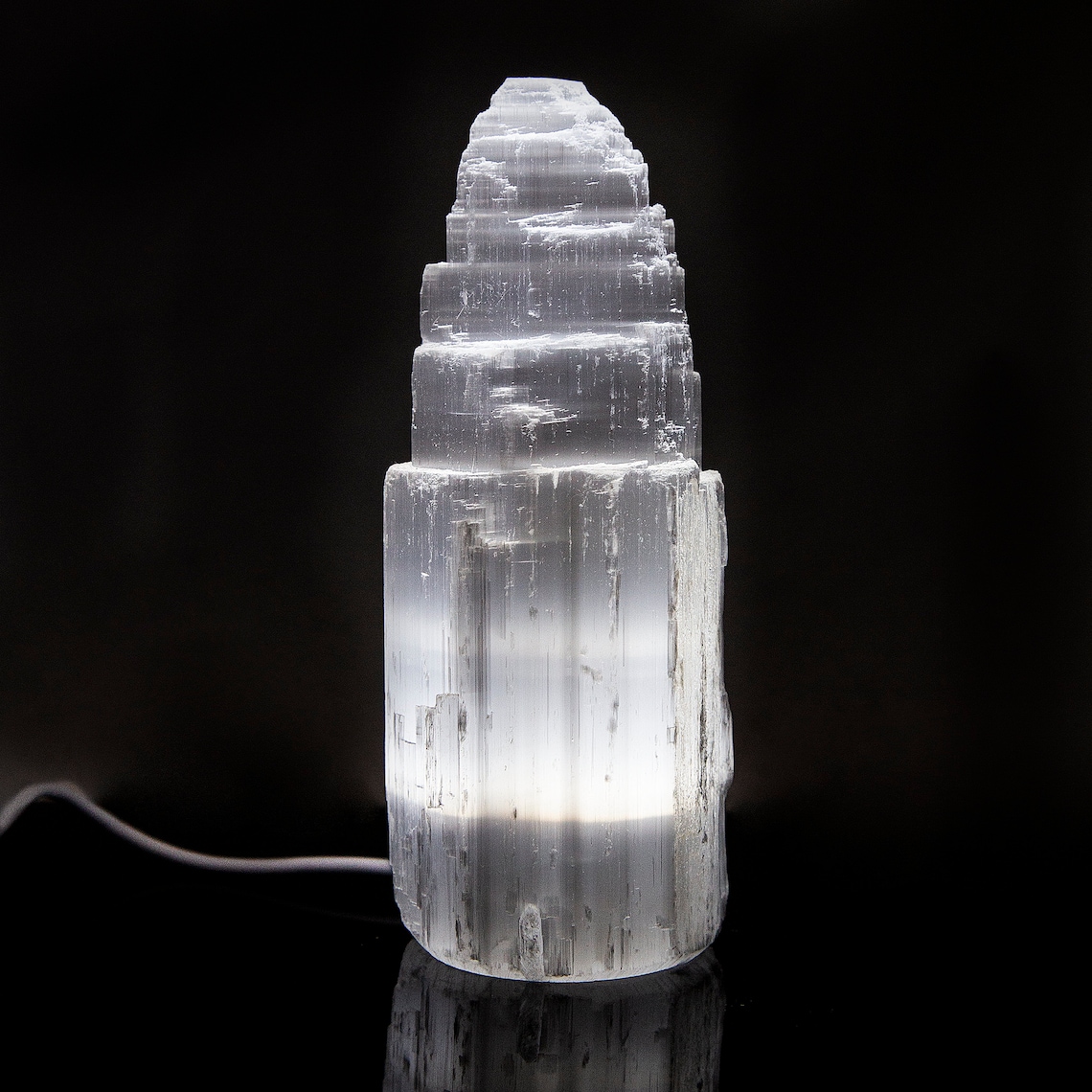 Selenite Lamp Selenite Crystal Lamp Selenite Crystal Tower - Etsy