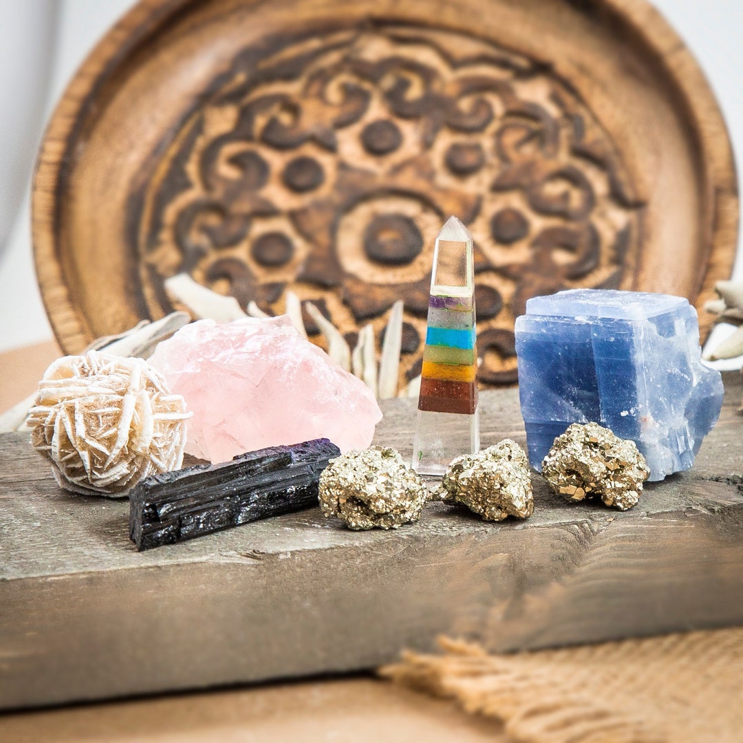 Healing Crystals Mineral Set Collection - Healing Stones Life Balance ...