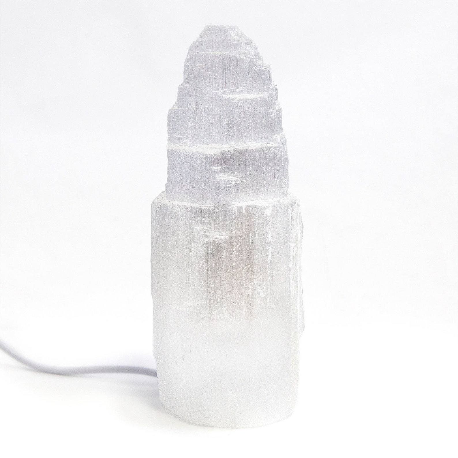 Selenite Lamp Selenite Crystal Lamp Selenite Crystal Tower - Etsy