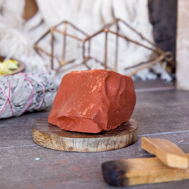 Large Natural Rough Red Jasper Stone Over 1/2 Pound | Etsy