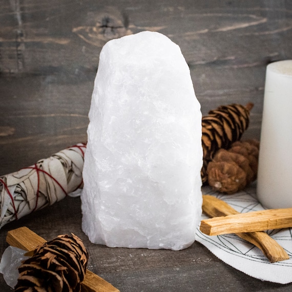 Clear Quartz Crystal Lamp Home Decor Clear Quartz Light - Etsy