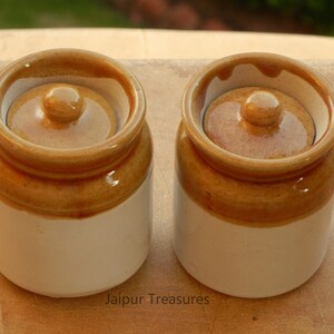 Ceramic Pickle Jar, Achaar Barni, Sauce Jar, Container, Canister ...