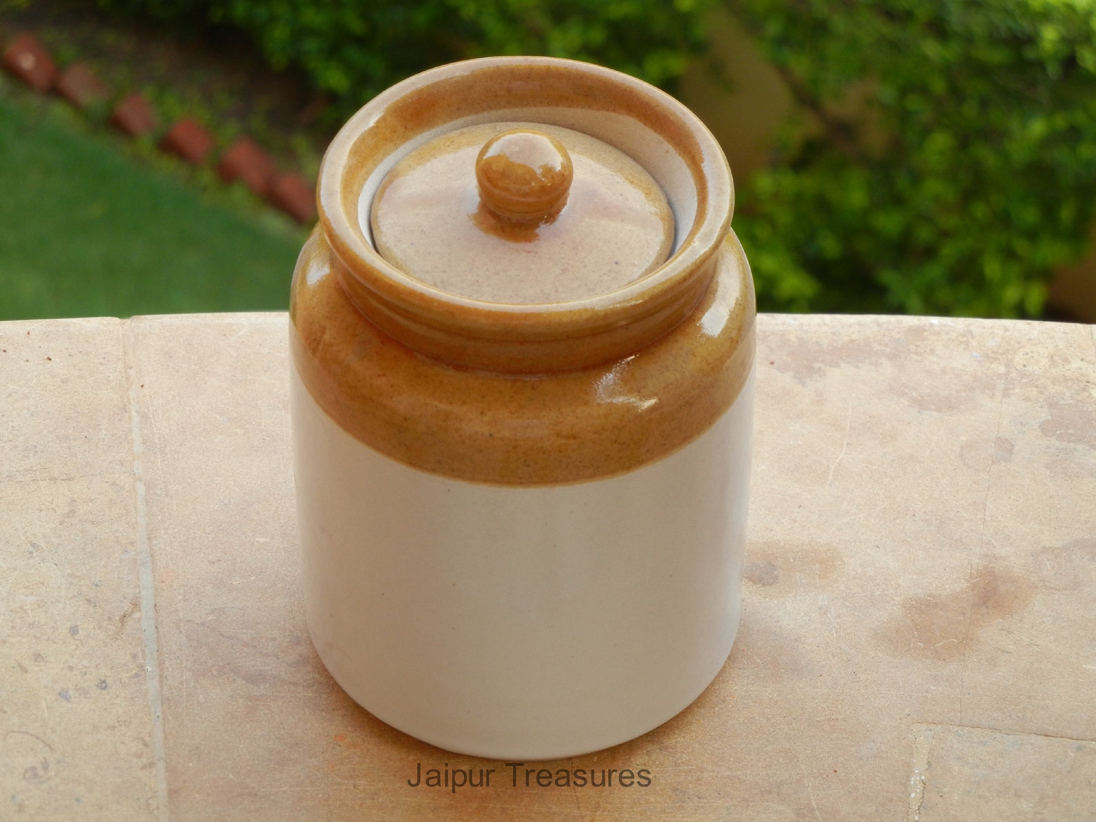 Ceramic Handmade Indian Pickle Jar Achaar Barni Container - Etsy