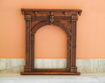 Wooden Traditional Ethnic Jharokha Wall Frame Wall Decor | Etsy