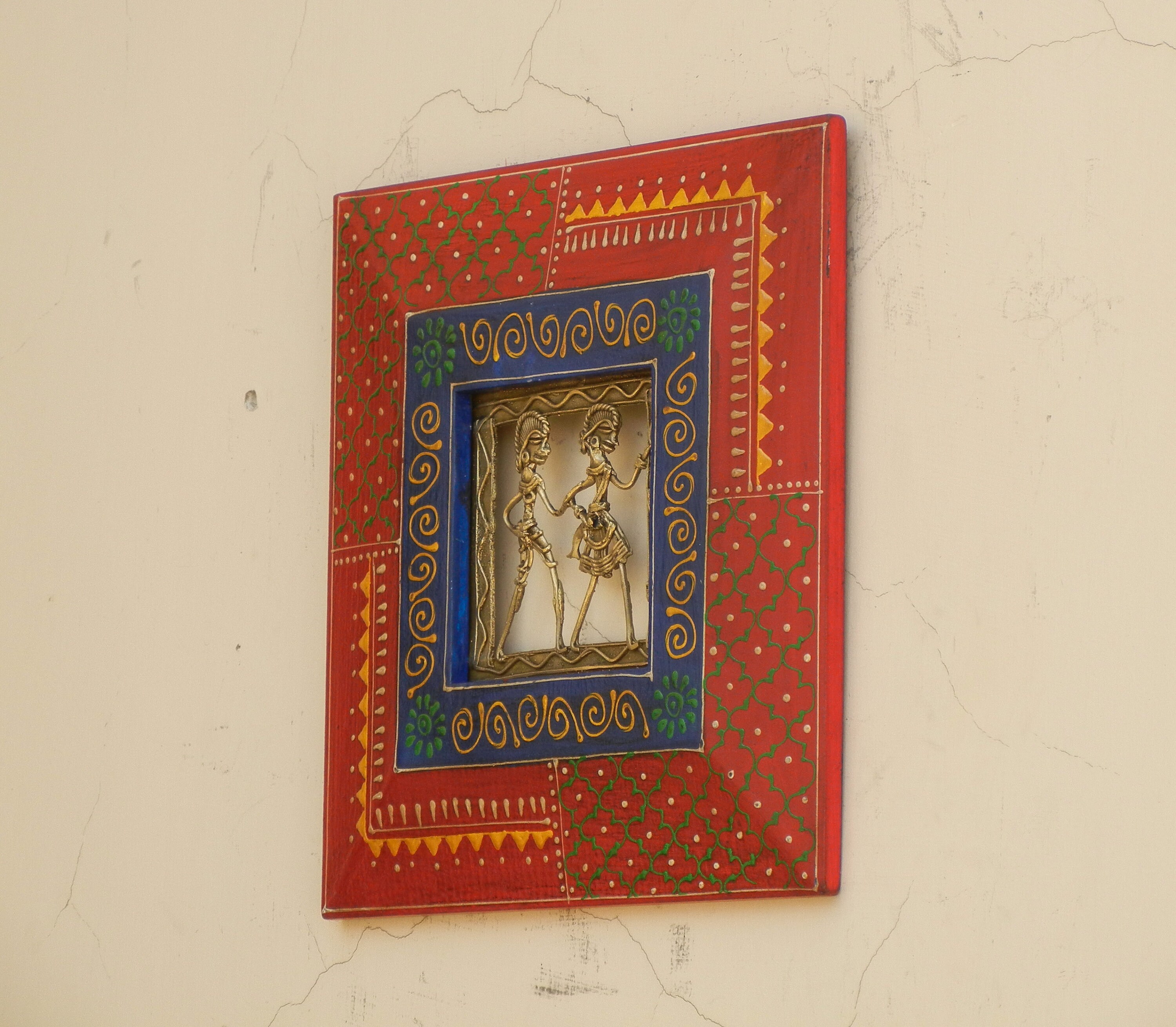 Wooden And Brass Wall Decor Wall Hanging Wall Art Handmade | Etsy