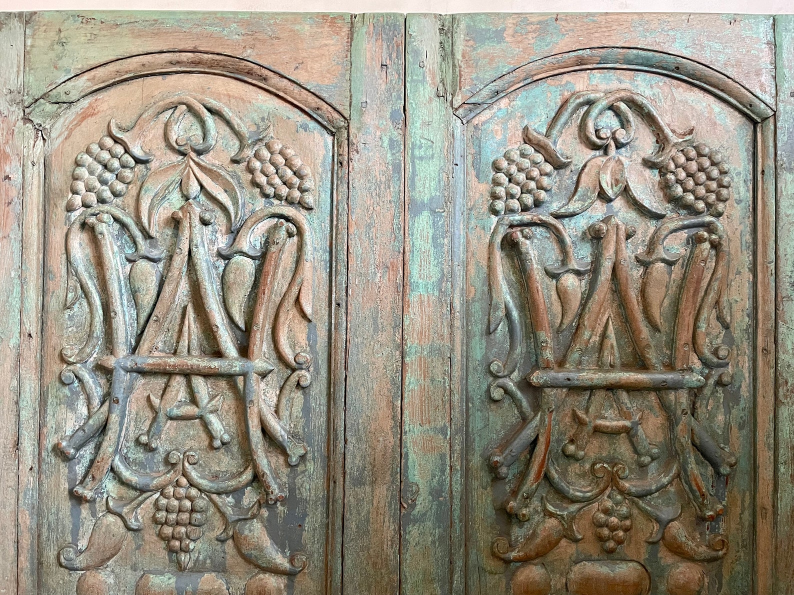 Wooden Distressed Door Style Wall Decor, Wall Panel, Wall Hanging ...