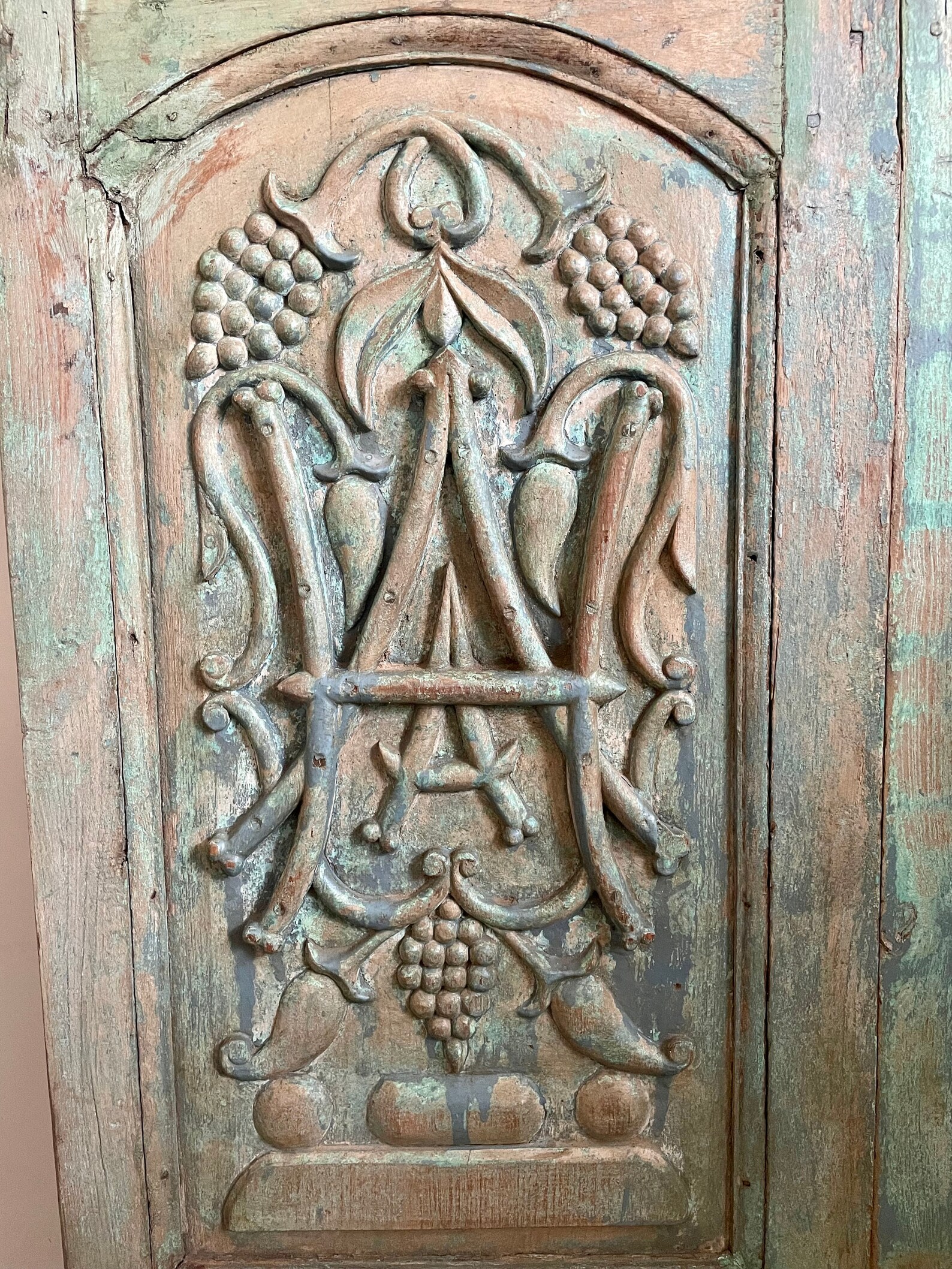 Wooden Distressed Door Style Wall Decor, Wall Panel, Wall Hanging ...