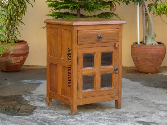 Antique wooden nightstand store