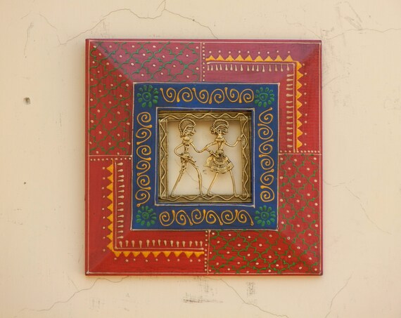 Wooden and Brass Wall Decor Wall Hanging Wall Art Handmade | Etsy