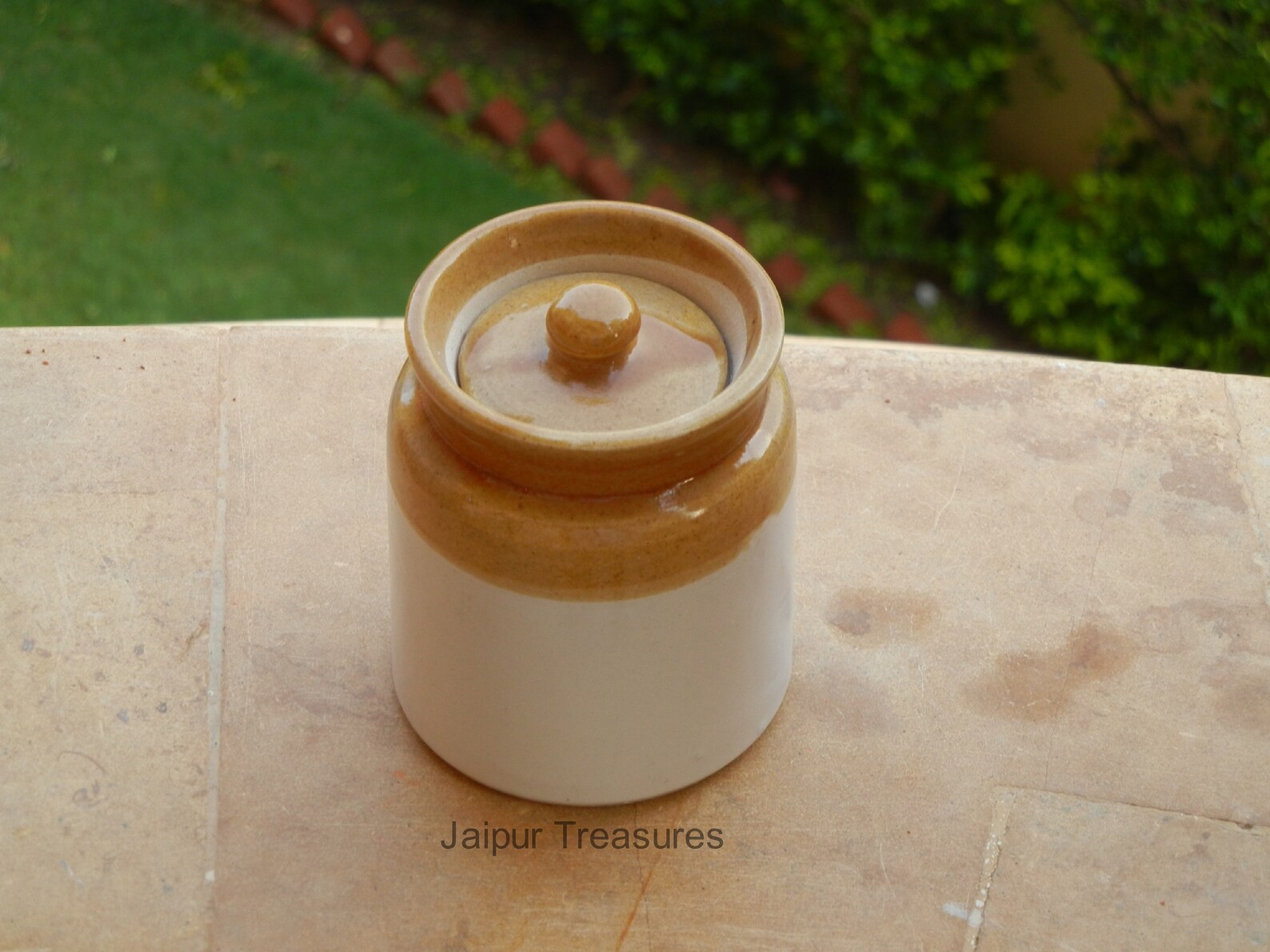 Ceramic Handmade Indian Pickle Jar Achaar Barni Container - Etsy