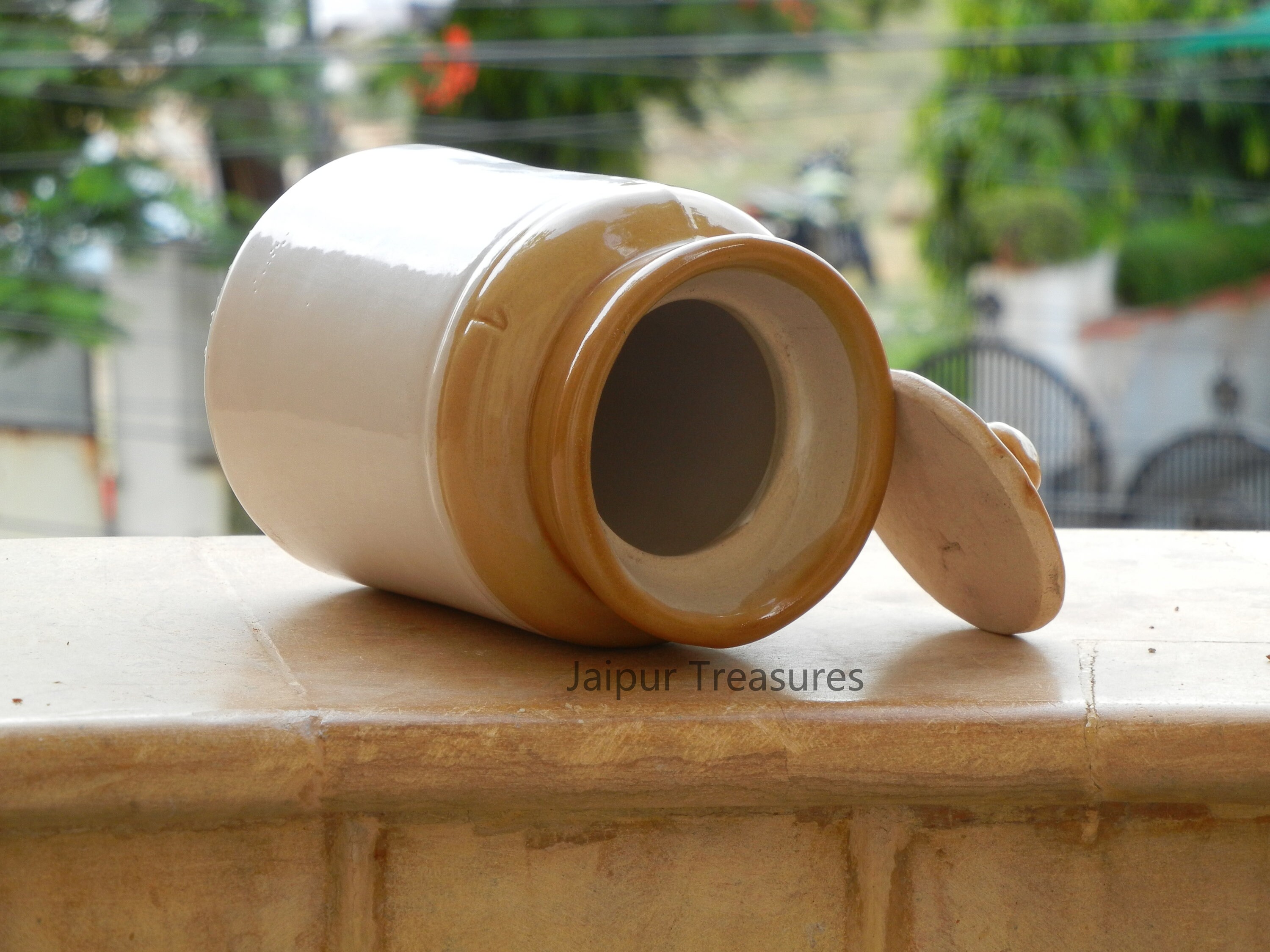 Ceramic Handmade Indian Pickle Jar Achaar Barni Container | Etsy