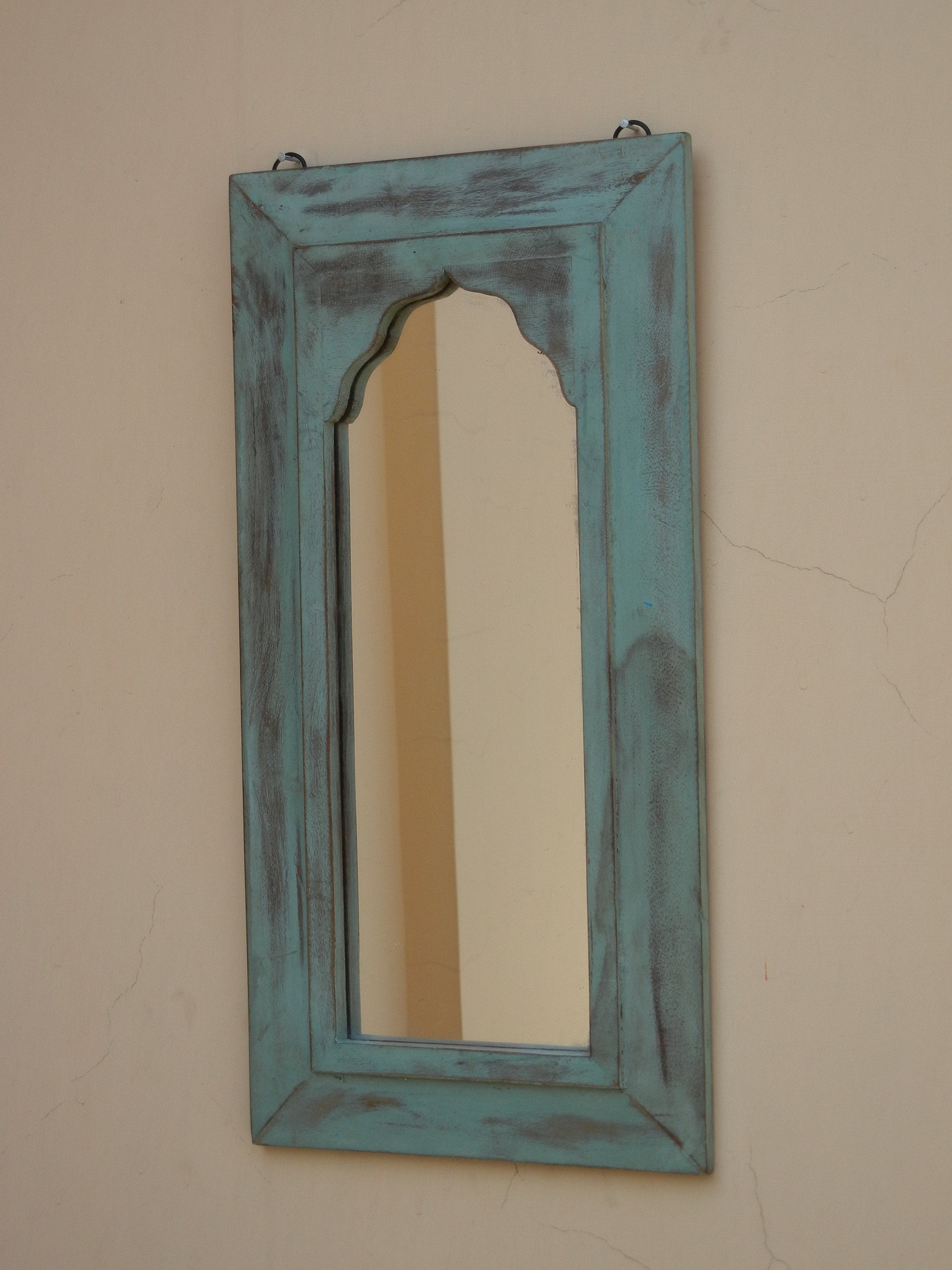 Wooden Mirror Wall Mirror Distressed Mirror Rustic Finish | Etsy