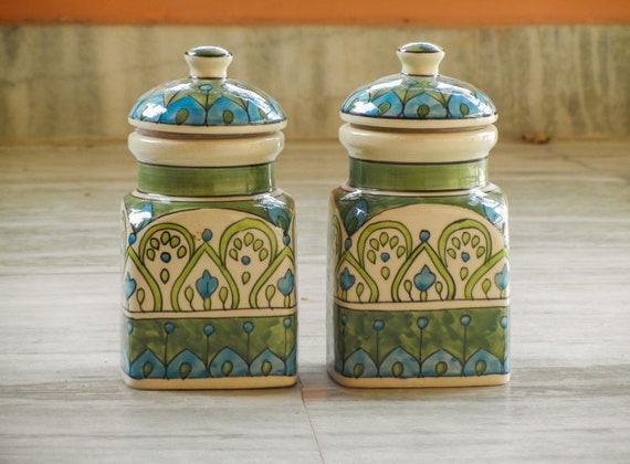 Ceramic Pickle Jar Achaar Barni Sauce Jar Container - Etsy