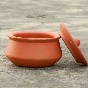 Indian Clay Mitti Earthen Pot for Cooking & Serving, Earthen Cooking ...