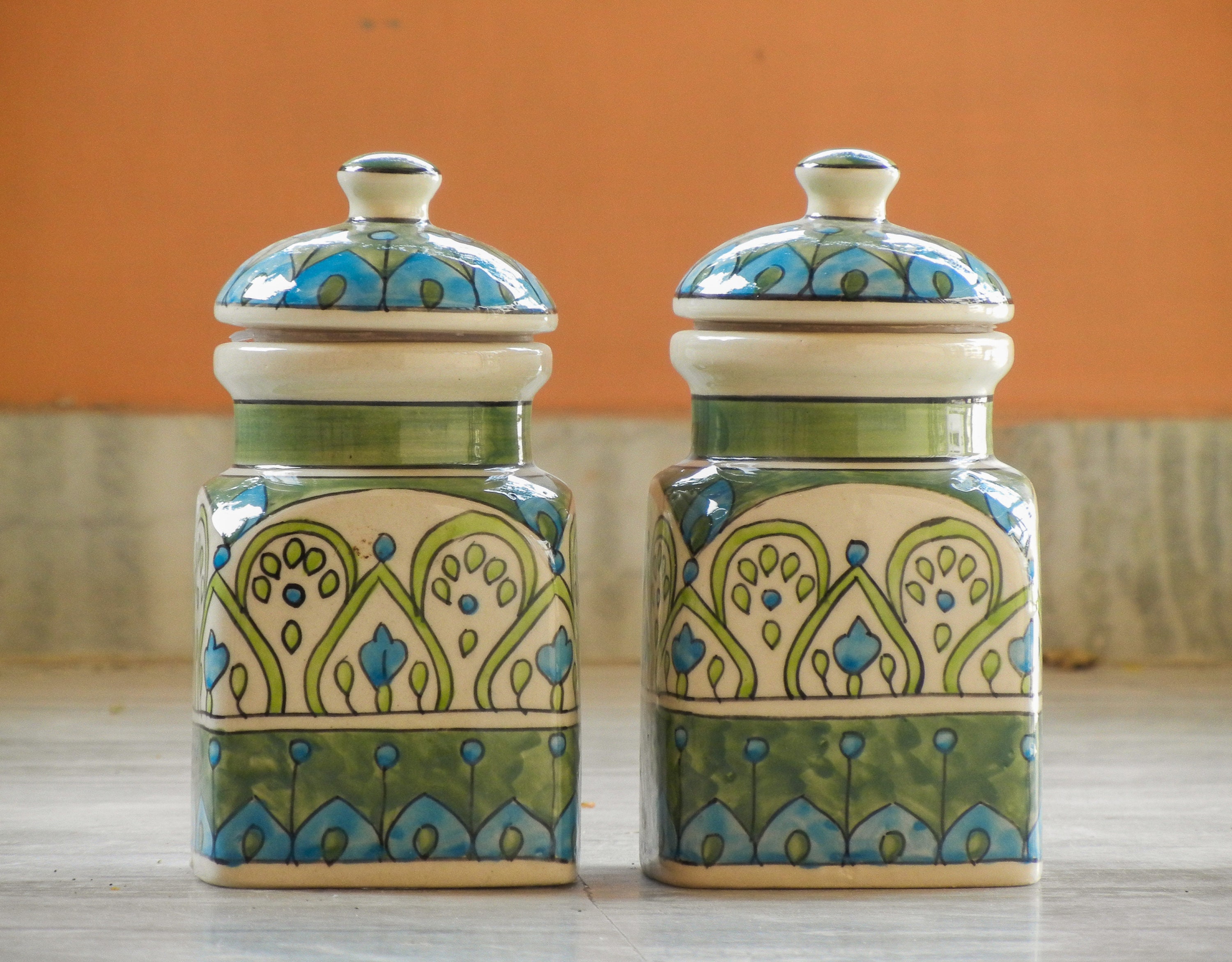 Ceramic Pickle Jar Achaar Barni Sauce Jar Container - Etsy