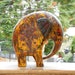 Wooden Mini Elephant Statue Figurine Showpiece Home Decor - Etsy