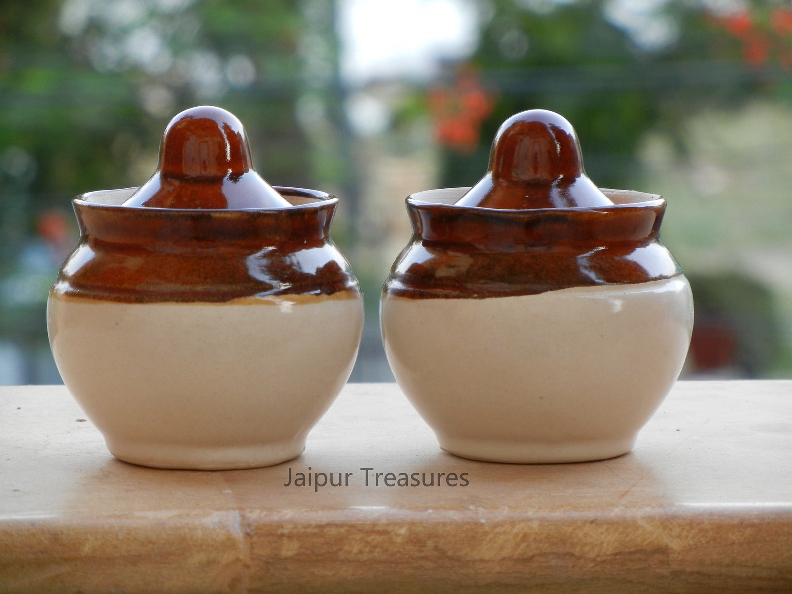 Ceramic Handmade Indian Pickle Jar Achaar Barni Container - Etsy