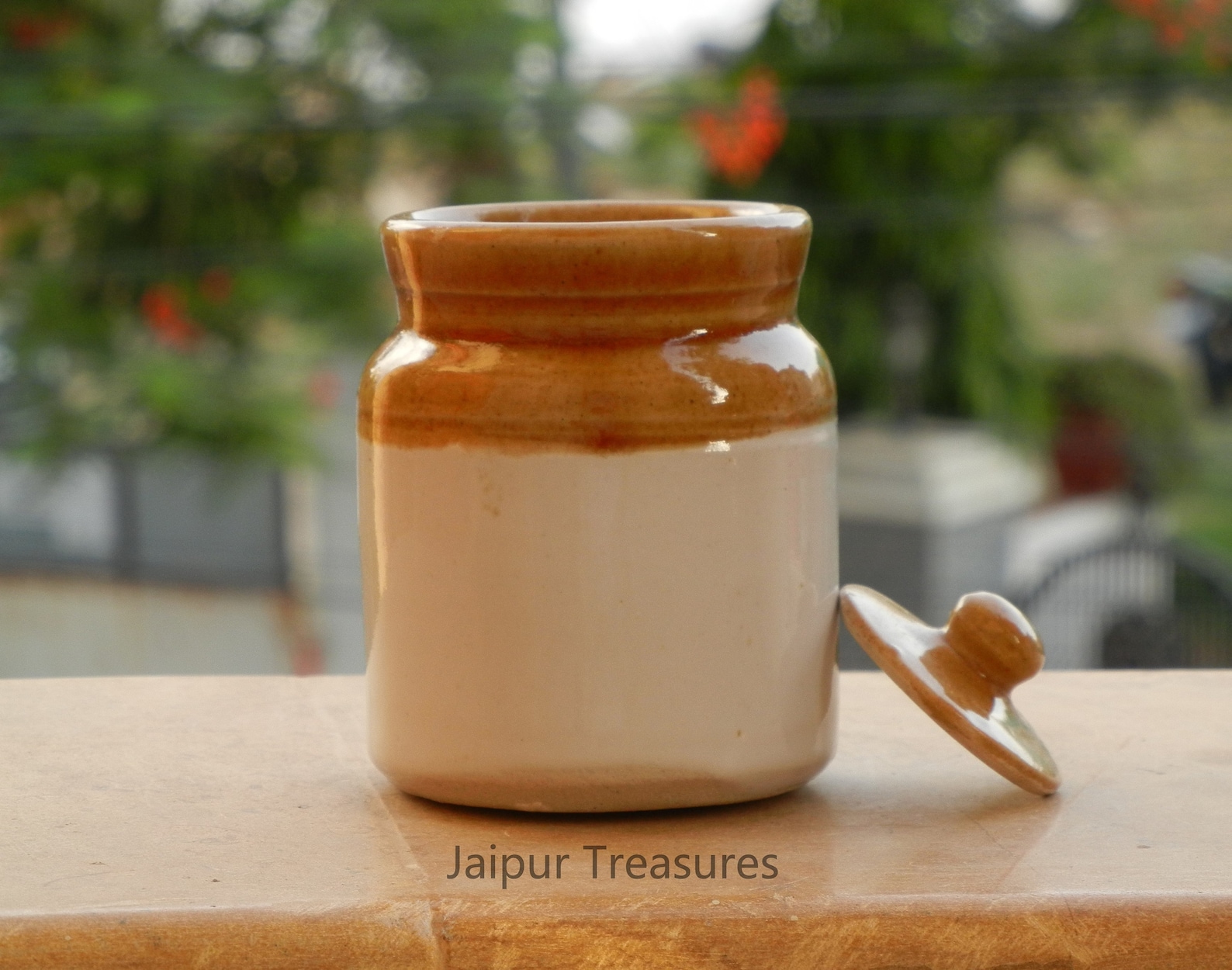 Ceramic Pickle Jar Achaar Barni Sauce Jar Container - Etsy