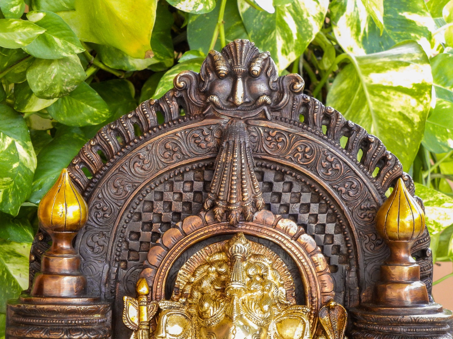 Brass Ganesha on Singhasan Sculpture Lord Ganesh Statue Lord - Etsy