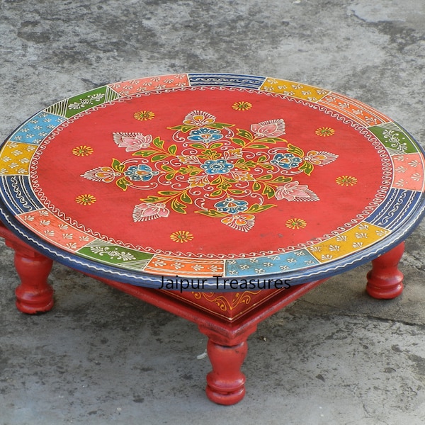 Painted Round Table - Etsy