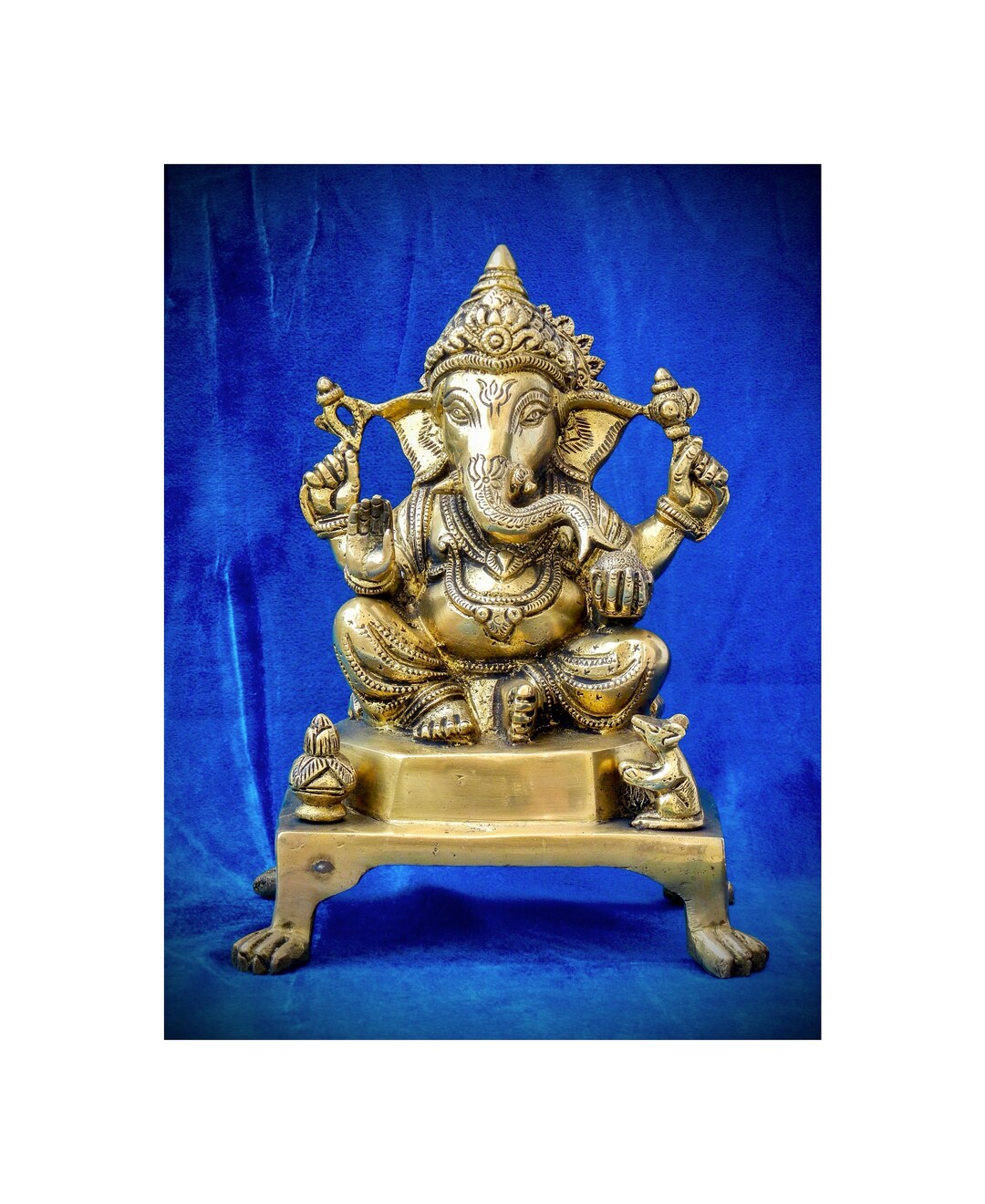 Brass Ganesha Statue, Lord Ganesh Statue, Lord Ganesha Sculpture ...