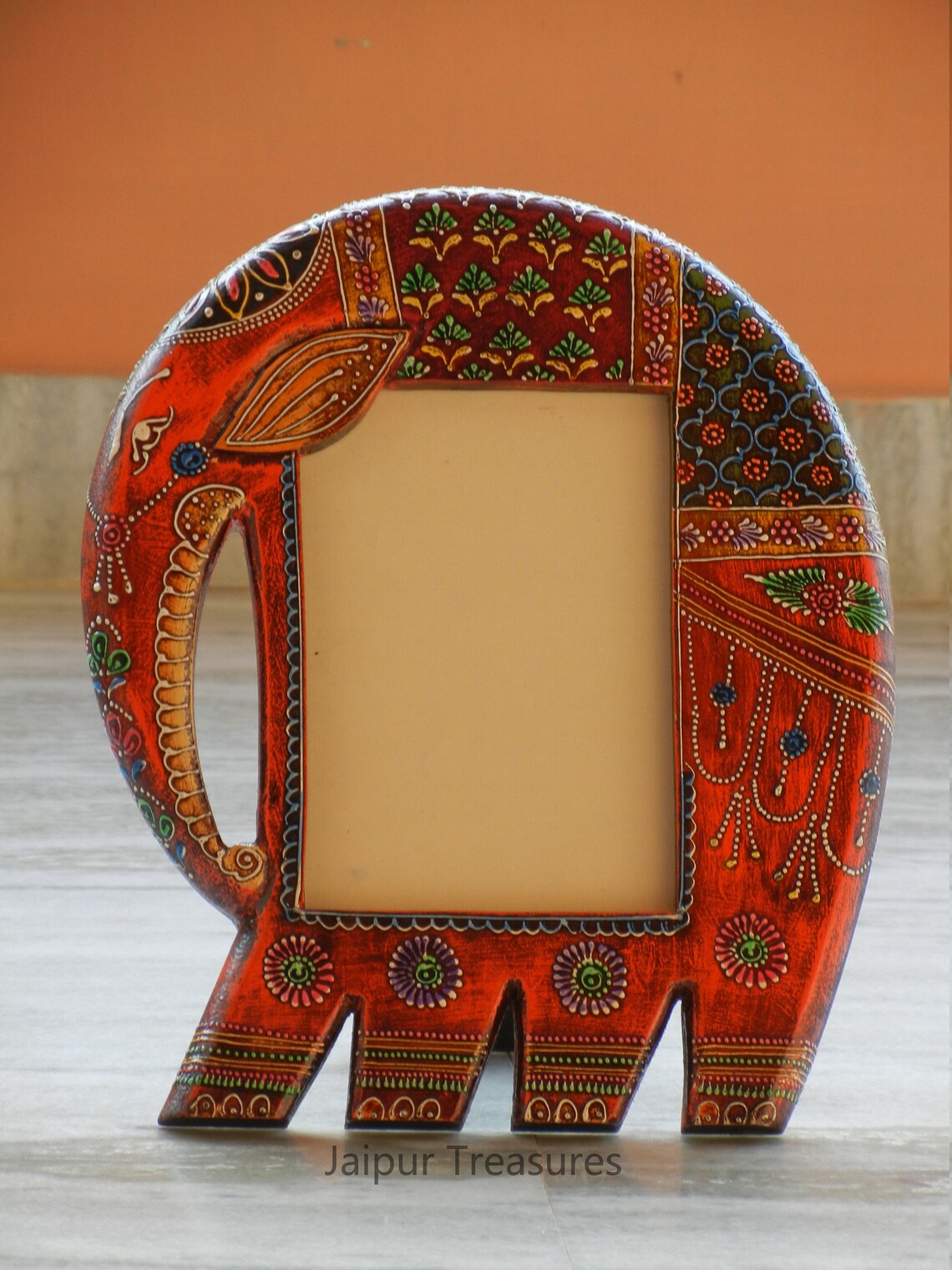 Wooden Elephant Photo Frame Photo Stand Picture Frames - Etsy