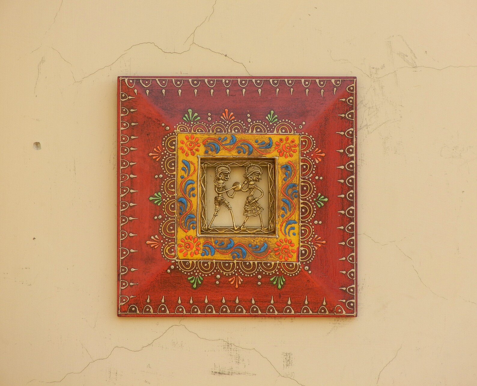 Wooden and Brass Wall Decor Wall Hanging Wall Art Handmade | Etsy