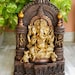 Brass Ganesha on Singhasan Sculpture Lord Ganesh Statue Lord - Etsy