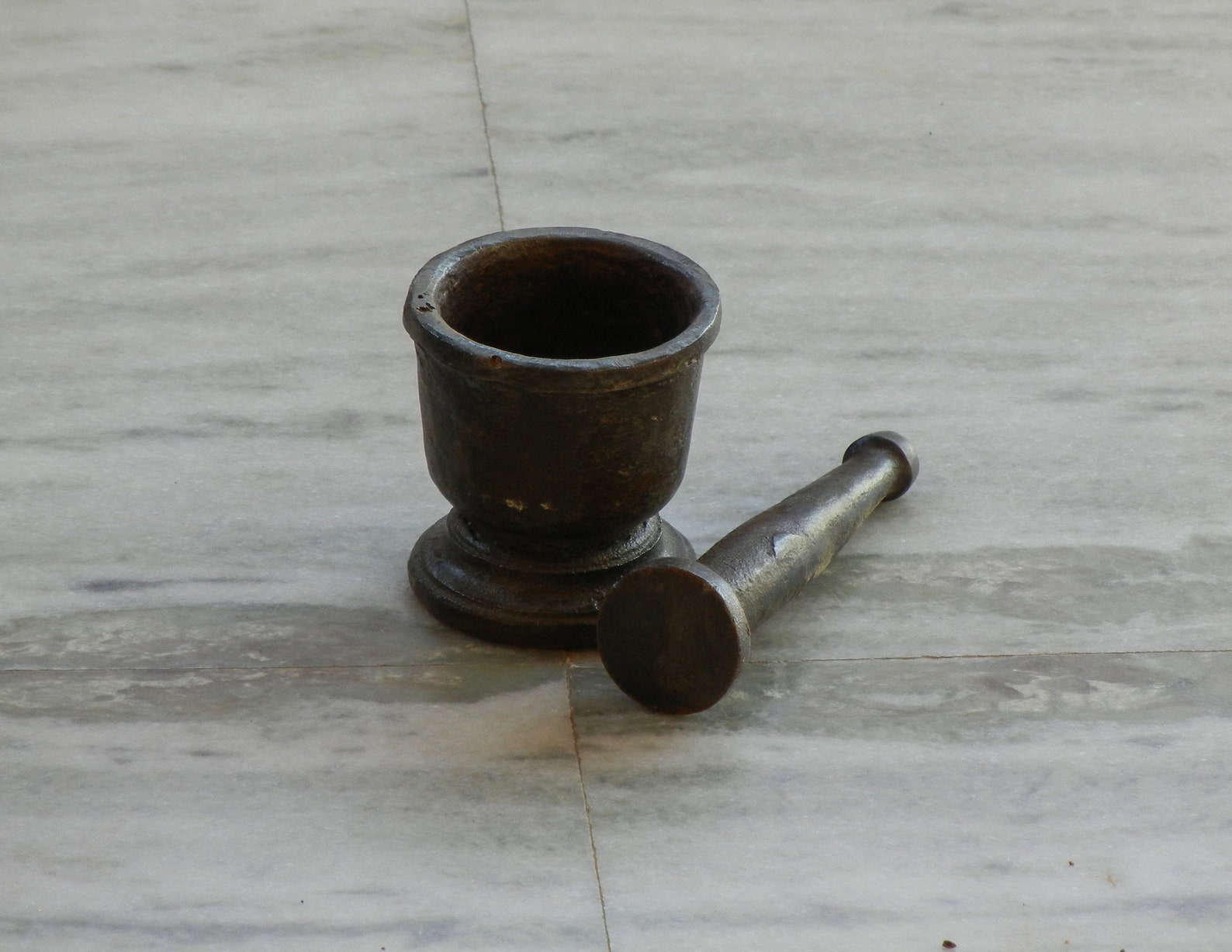 Vintage Old Iron Mortar and Pestel, Okhal, Moosal, Moosali, Traditional ...