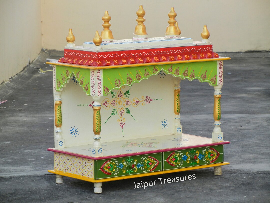 Wooden Home Temple, Mandir, Pooja Ghar, Mandapam for Worship, Pooja ...