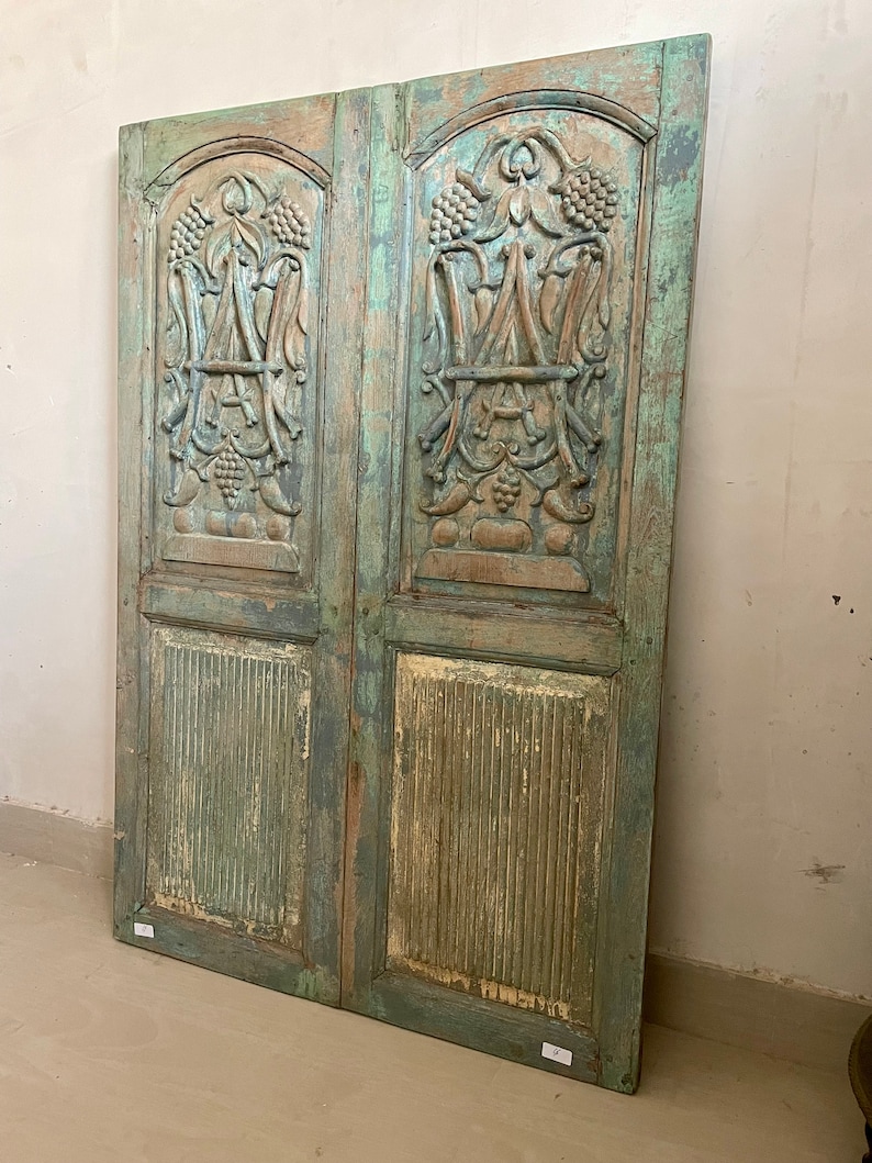 Wooden Distressed Door Style Wall Decor, Wall Panel, Wall Hanging ...
