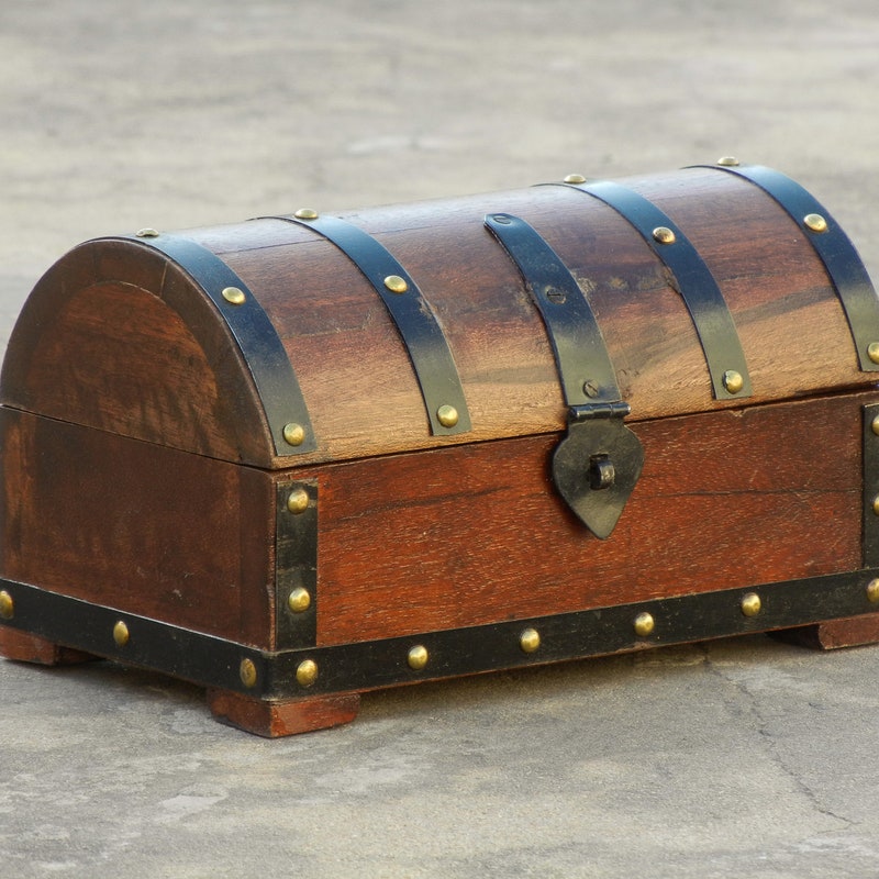 Mini Treasure Chest - Etsy