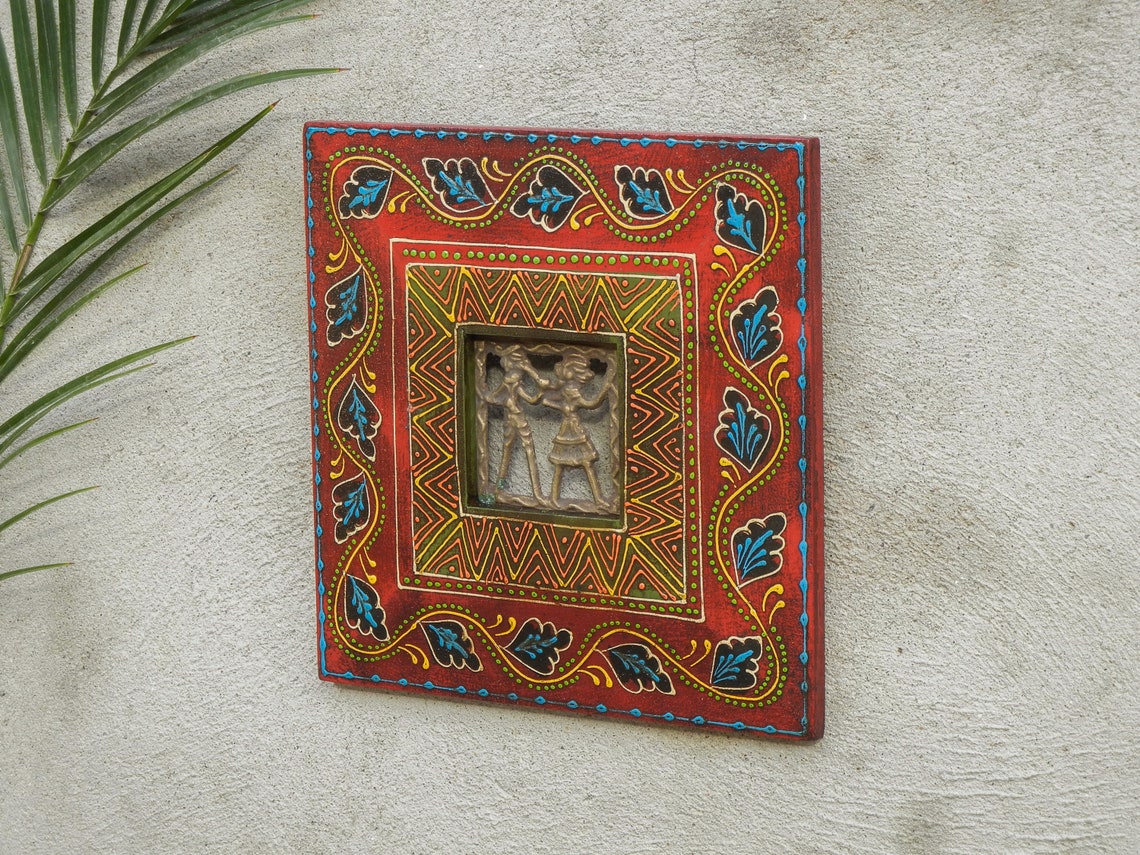 Wooden and Brass Wall Decor Wall Hanging Wall Art Handmade - Etsy